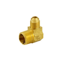 3/8" Flare x 1/2" MIP Brass Reducing Adapting Elbow at Menards®