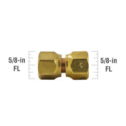 5/8" Flare Brass Swivel Union at Menards®
