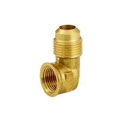 1/2" Flare x 3/8" FIP Brass Reducing Adapting Elbow at Menards®