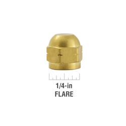 1/4" Flare Brass Cap at Menards®
