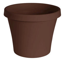 Bloem 16" Chocolate Plastic Traditional Planter at Menards®