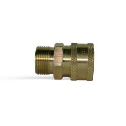 BluShield® Female Metric x 3/8" Quick Connect Plug/Socket Pressure ...