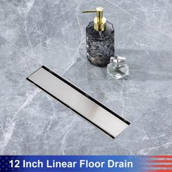 Rainlex 12" Brushed Nickel Linear Drain at Menards®