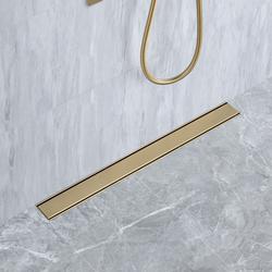 Rainlex 28" Brushed Gold Linear Drain at Menards®