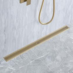 Rainlex 36" Brushed Gold Linear Drain at Menards®