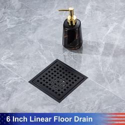 Rainlex 6" Matte Black Shower Drain at Menards®