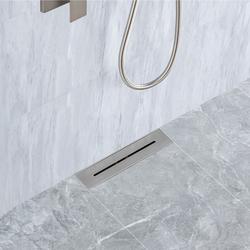 Rainlex 12" Brushed Nickel Linear Drain at Menards®