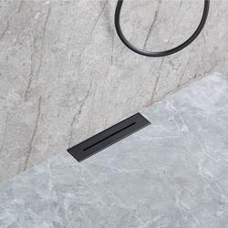 Rainlex 12" Matte Black Linear Drain at Menards®