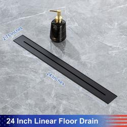 Rainlex 24" Matte Black Linear Drain at Menards®