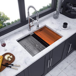 Rainlex UnderMount 27" Stainless Steel Single Bowl Kitchen Sink at Menards®