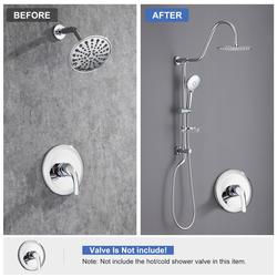 Rainlex® One-Handle Polished Chrome Shower System with Handheld ...