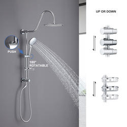 Rainlex® One-Handle Polished Chrome Shower System with Handheld ...