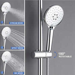 Rainlex® One-Handle Polished Chrome Shower System with Handheld ...