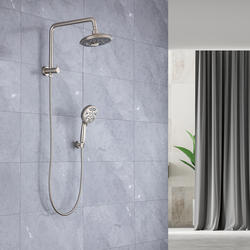 Rainlex® One-Handle Brushed Nickel Shower System with Handheld ...