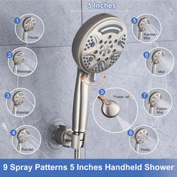 Rainlex® One-Handle Brushed Nickel Shower System with Handheld ...