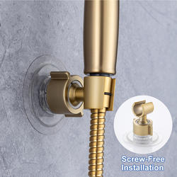 Rainlex® One-Handle Brushed Gold Shower System with Handheld Showerhead ...