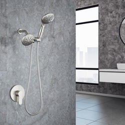 Rainlex® One-Handle 6-Spray Brushed Nickel Shower Faucet at Menards®