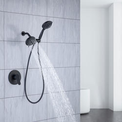 Rainlex® One-Handle 6-Spray Matte Black Shower Faucet at Menards®