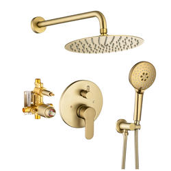 Rainlex® One-Handle 1-Spray Brushed Gold Shower Faucet at Menards®