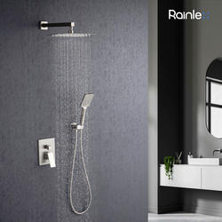 Rainlex® One-Handle 1-Spray Brushed Nickel Shower Faucet at Menards®