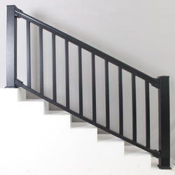 Premium 36" x 6' Black Vinyl Stair Rail at Menards®