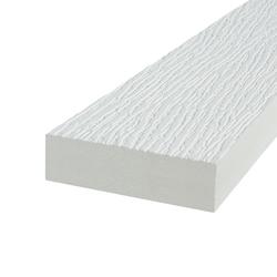 1-1/4 x 4 x 10' White Reversible PVC Trim Board at Menards®