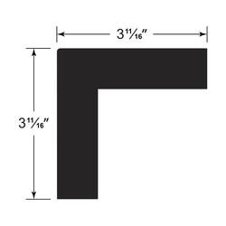 1-1/4 x 4 x 10' White PVC Outside Corner Trim Board at Menards®