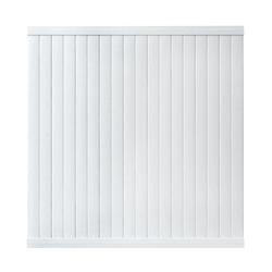 6' x 6' White Belmont Privacy Vinyl Fence Panel at Menards®