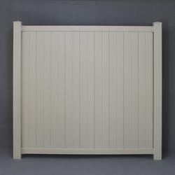 Yardworks® 6 x 6 Tan Belmont Privacy Vinyl Fence Panel at Menards®