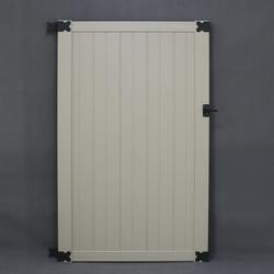 Yardworks® 6 x 3-6 Tan Vinyl Belmont Privacy Gate at Menards®
