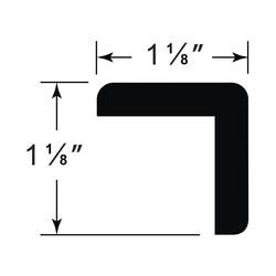White PVC Outside Corner Moulding 1-1/8 x 1-1/8 x 8' at Menards®