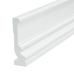 1 x 3-1/2 x 8' White PVC Colonial Casing RB3 at Menards®
