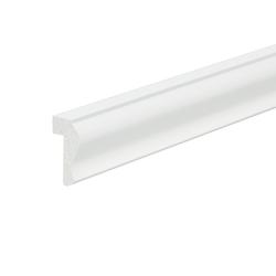 White PVC Panel Cap Moulding 9/16 x 1-1/4 x 8' LWM292 at Menards®