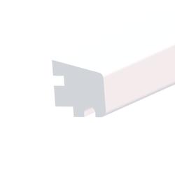 1-5/16" x 1-3/8" x 7' White PVC Sill Nosing at Menards®