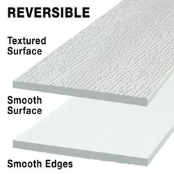 5/16" x 5-13/16" x 8' White PVC Flat Utility Moulding at Menards®