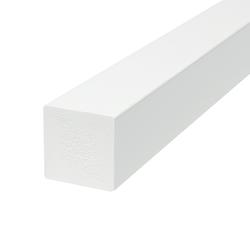 2 x 2 x 12' White Reversible PVC Trim Board at Menards®