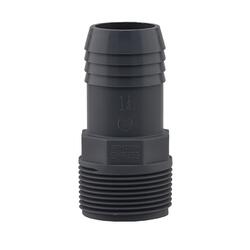 1-1/4" ID Barb x MIP PVC Poly Pipe Adapter at Menards®