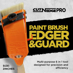 Boxtown Team™ Cut-N-Edge PRO 2" Ultimate Paint Brush Edger & Guard - 2 ...