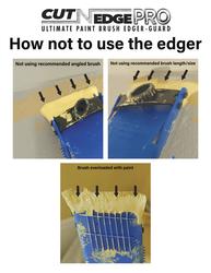 Boxtown Team™ Cut-N-Edge PRO 2" Ultimate Paint Brush Edger & Guard - 2 ...