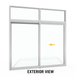 Boyd® 5001 Series 120"W x 120"H Brushed Aluminum OX Architectural-Grade ...