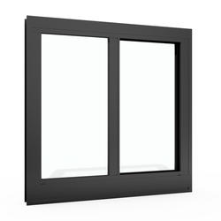 Boyd® Architectural-Grade 950 Series Dark Bronze Finish 60"W x 60"H ...
