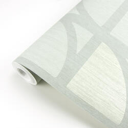Eijffinger® Tulip Mint Geometric Trellis Unpasted Wallpaper Roll at ...