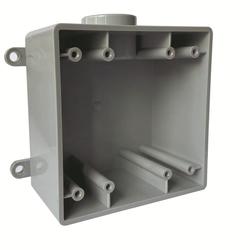 2-Gang 3/4" 1-Hole F-Series PVC Electrical Box at Menards®