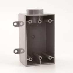 1-Gang 1" 1-Hole F-Series PVC Electrical Box at Menards®
