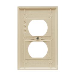 Smart Electrician® Ivory 1-Gang Duplex Wall Plate at Menards®
