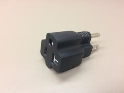 Smart Electrician® Black 15 Amp to 20 Amp T-Blade Plug Adapter at Menards®
