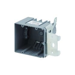 2-Gang 34 Cu.In. PVC Vertical Adjustable Electrical Outlet/Switch Box ...