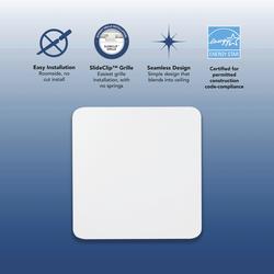 Broan-NuTone® Roomside Series 80 CFM Bathroom Exhaust Fan at Menards®