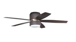 Patriot Lighting® Apex 52" Matte Bronze Indoor LED Ceiling Fan with ...