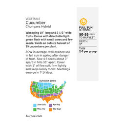 Burpee® Chompers Cucumber Vegetable Seeds at Menards®